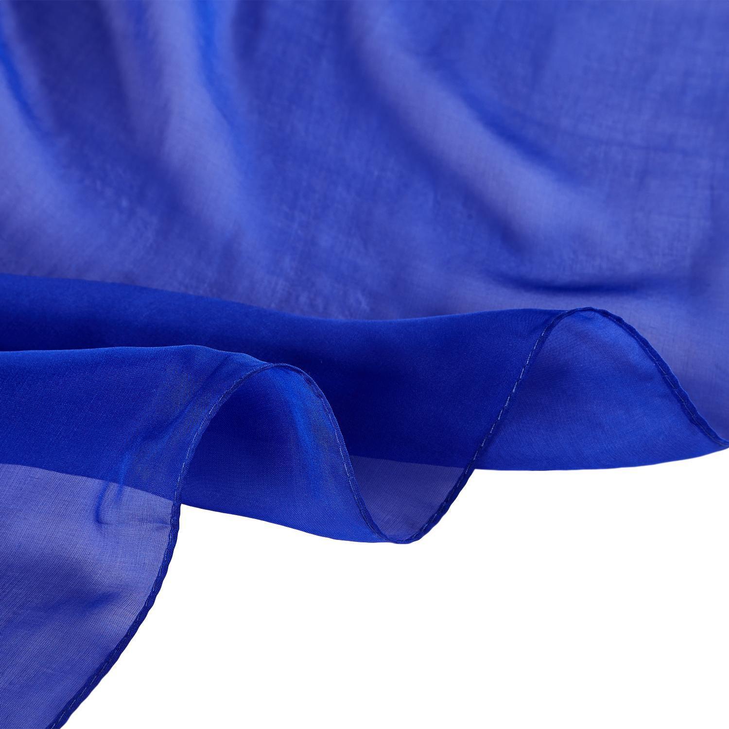 Blue Chiffon Fabric